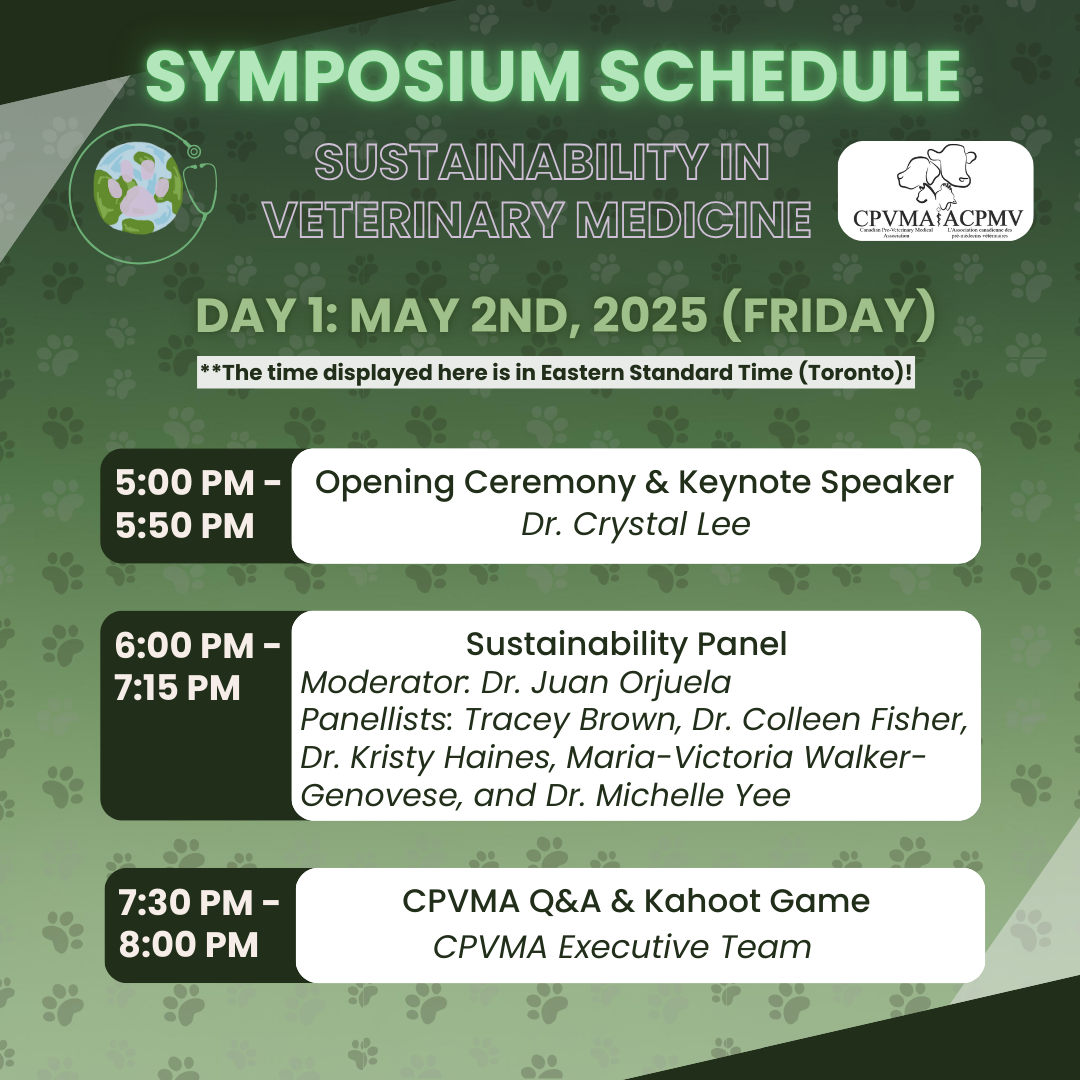 2025 Symposium Schedule – The Canadian Pre-Veterinary Medical ...